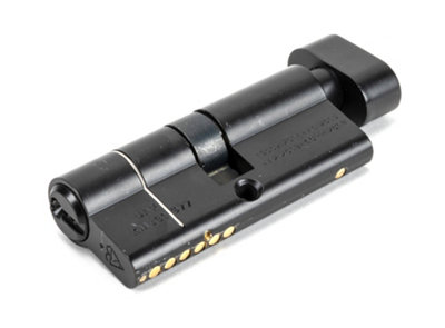 From The Anvil Black 35/35 6pin Euro Cylinder/Thumbturn KA