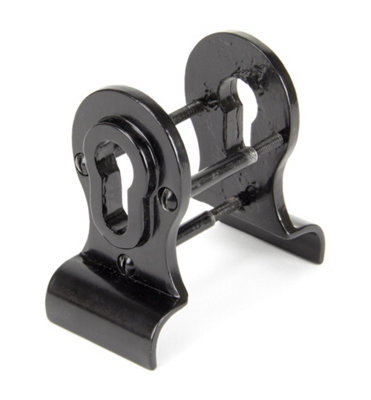 FROM THE ANVIL BLACK 50MM EURO DOOR PULL (BACK TO BACK FIXINGS)