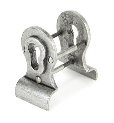 From The Anvil Pewter 50mm Euro Door Pull (Back to Back fixings) | DIY ...