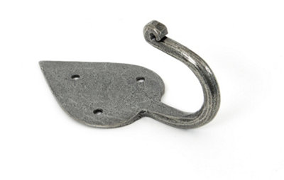 From The Anvil Pewter Gothic Coat Hook | DIY at B&Q