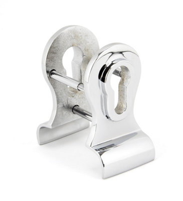 From The Anvil Polished Chrome 50mm Euro Door Pull (Back to Back ...