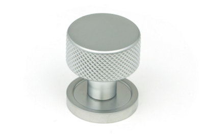 From The Anvil Satin Chrome Brompton Cabinet Knob - 25mm (Plain) | DIY ...