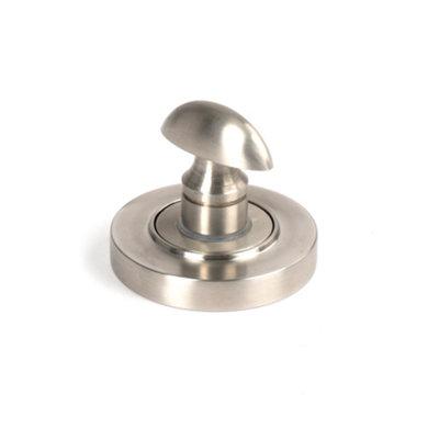 From The Anvil Satin Marine SS (316) Round Thumbturn Set (Plain)