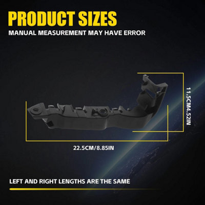 Front Bumper Bracket Left For Audi A3 2012-2022