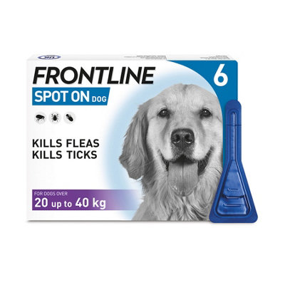 Frontline Plus Spot On Large Dog 20-40kg 6 Pipettes