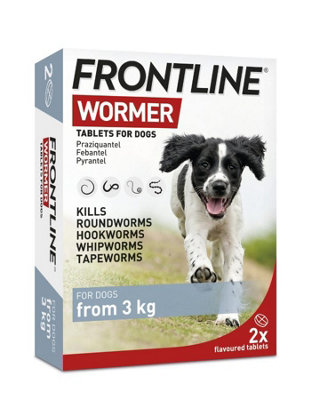 Frontline Wormer Tablets For Dogs 2 Pack