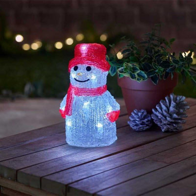 Frosty the snowman Christmas Lights - Novelty LED Light Up Weatherproof ...