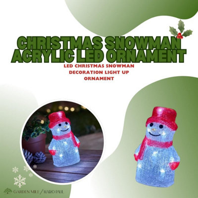 Frosty the snowman Christmas Lights - Novelty LED Light Up Weatherproof ...