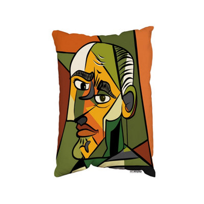 Frowning Man Closeup (Cushion) / 30cm x 45cm | DIY at B&Q