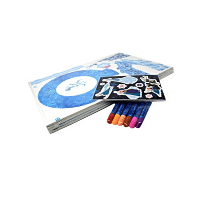 Frozen 2 Childrens/Kids Build Your Own 3D Ice Castle Blue (One Size)