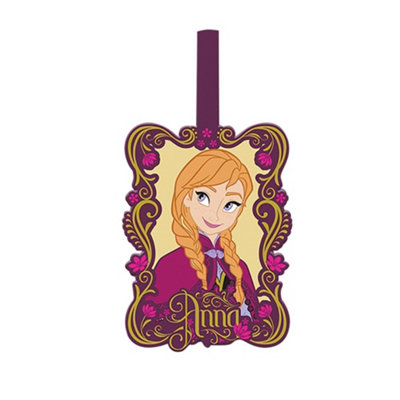 Frozen Anna Luggage Tag Multicoloured (One Size)