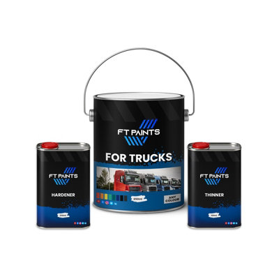 FT Paints 1.10L Kit Heavy-Duty Paint with Gloss Finish for Trucks- RAL ...