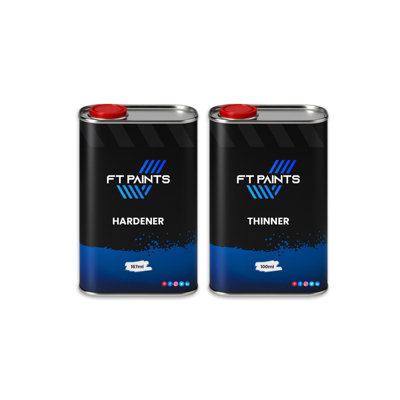 FT Paints 1.267L Kit 2K Floor Paint with E9005 Hardener (Standard ...