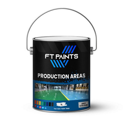 FT Paints 1.2L Kit Epoxy Gloss Finish Floor Paint For Production Areas ...