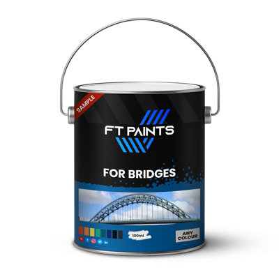 FT Paints 100 ml Sample Epoxy Mica Paint with Matt Finish for Bridges ...