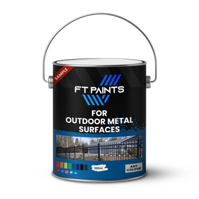 FT Paints 100ml Sample Synthetic Paint with Gloss For Outdoor Metal ...