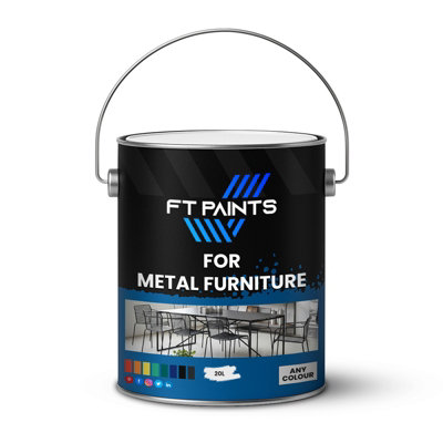 FT Paints 24L Kit 2K Anti-Rust Metal Paint For Metal Furniture- RAL ...