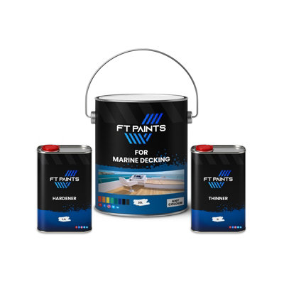 FT Paints 25.300L Kit 2K Anti-Slip Floor Paint with E9006 Hardener ...