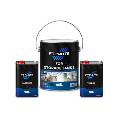 FT Paints 3.0L Kit 2K Anti-Rust Metal Paint For Storage Tanks- RAL 9005 ...