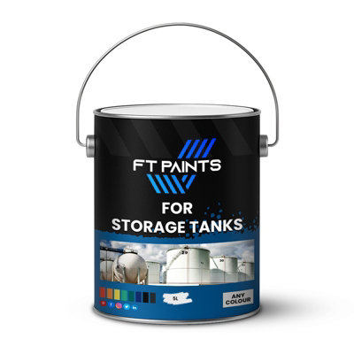 FT Paints 6L Kit 2K Anti-Rust Metal Paint For Storage Tanks- RAL 7012 ...