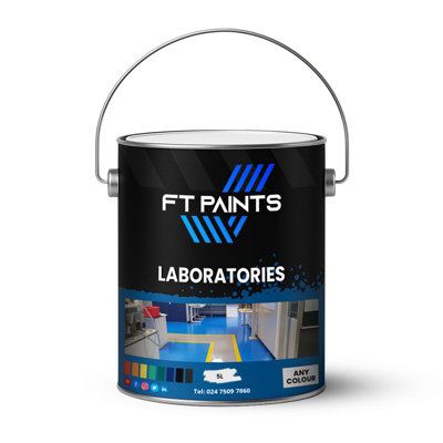 FT Paints 7.5L Kit Epoxy Gloss Finish Floor Paint For Laboratories-RAL ...