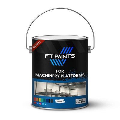 FT Paints Sample 100ml 2K Anti-Slip Floor Paint with E9006 Hardener ...