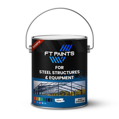 FT Paints Sample 100ml Gloss Finish Enamel Paint For Steel Structure ...