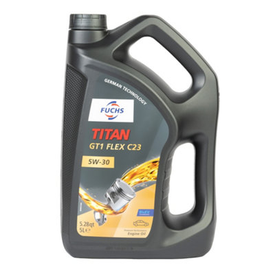 FUCHS Engine Oil Titan Gt1 Flex C23 5w-30 Fully Synthetic Fuel Economy ...