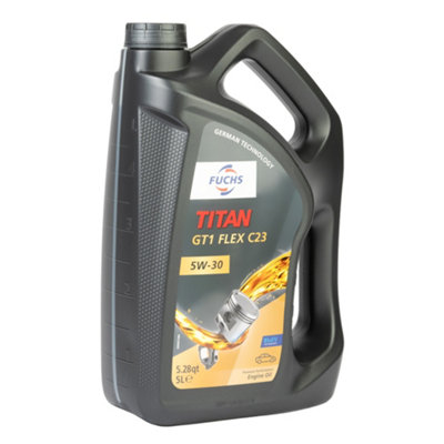 FUCHS Engine Oil Titan Gt1 Flex C23 5w-30 Fully Synthetic Fuel Economy ...