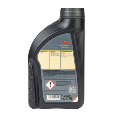 FUCHS Engine Oil Titan Sintopoid Fe 75w-85 Fully Synthetic Fuel Economy ...