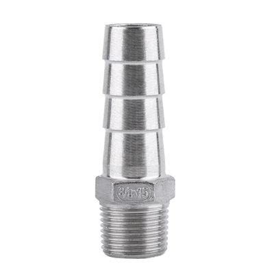 Fuel Gas Hose Barb Male Thread Coupling Fitting BSP Connector (3/8x15mm)