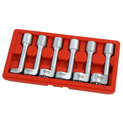 Fuel Injector Line Socket Set 1/2" Dr 12,14,16,17,18,19 Open Ended ...