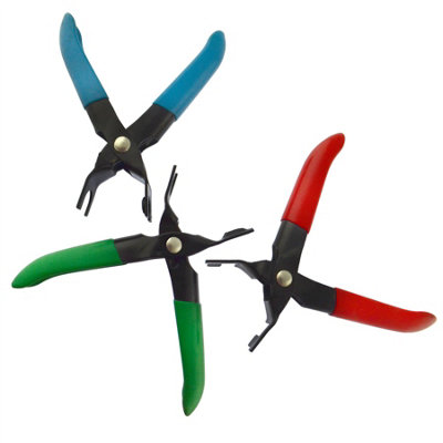 Fuel Line Coupling Uncoupling Disconnect Removlal Pliers 3pc Set Petrol ...