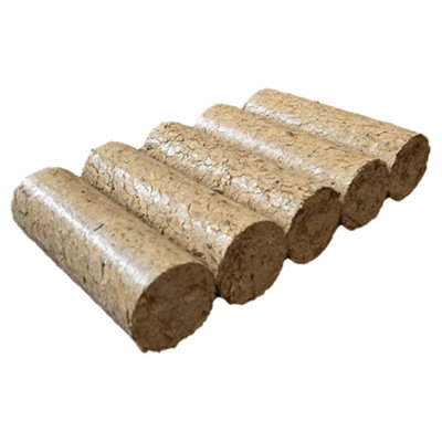 Fuel Log Briquettes For Wood Burners, Fire Pits and Pizza Ovens x10 Blocks