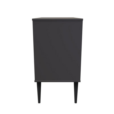 Fuji 3 Drawer Chest in Graphite (Ready Assembled)