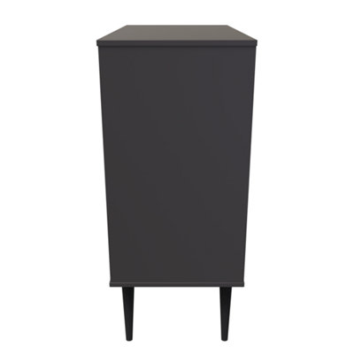 Fuji 4 Drawer Chest in Graphite (Ready Assembled)