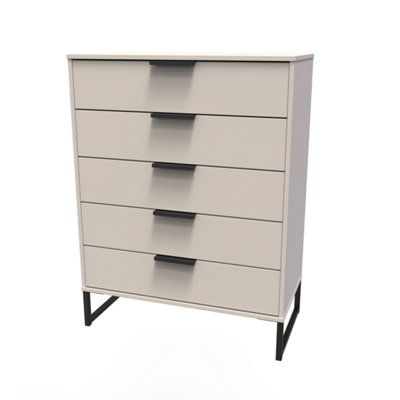 Fuji 5 Drawer Chest in Kashmir Matt (Ready Assembled)