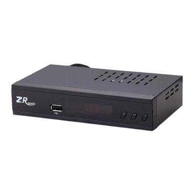 Full HD DVB-T2 TV Set Top Box Recorder Black 16.5cm W x 9.2cm D x 3.5cm H