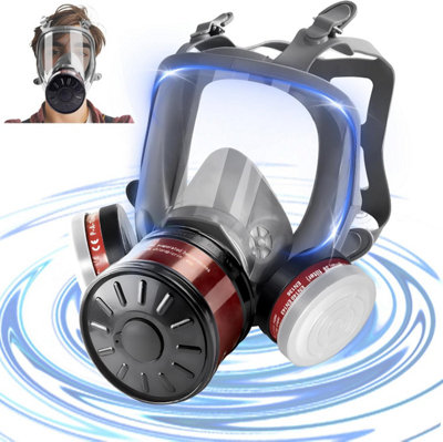 Full Mask Gas Mask: 40mm Nuclear Chemical Survival Gas Mask and PA-1 ...