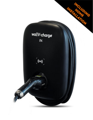 FULLY INSTALLED waEV-charge EV1i EV Smart Charger - 7.4kW - 5m Tethered ...