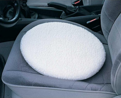 Fully Rotating Turntable Swivel Seat Cushion Disability Aid - Fleece Topped