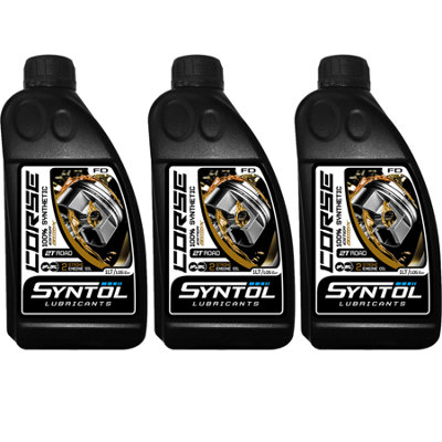Fully Synthetic 2-Stroke 2T Motorcycle Engine Oil Ester Motocross 3x1L
