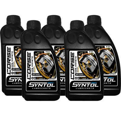 Fully Synthetic 2-Stroke 2T Motorcycle Engine Oil Ester Motocross 5x1L