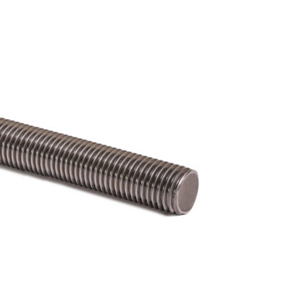 Fully Threaded Rod Zinc Plated Studding Bar Grade 4.8 - 1m Length ...