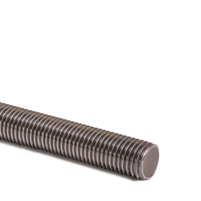 Fully Threaded Rod Zinc Plated Studding Bar Grade 4.8 - 1m Length ...