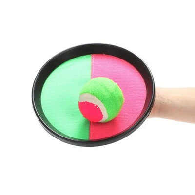 Fun Catch and Toss Game Toy with 2 Round Paddles and Ball for Kids ...