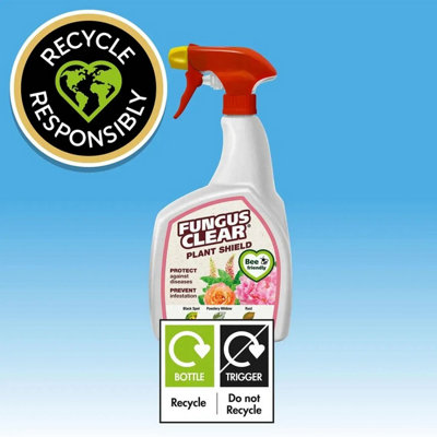 Fungus Clear Plant Shield Spray Pesticide Free Black Spot Mildew ...