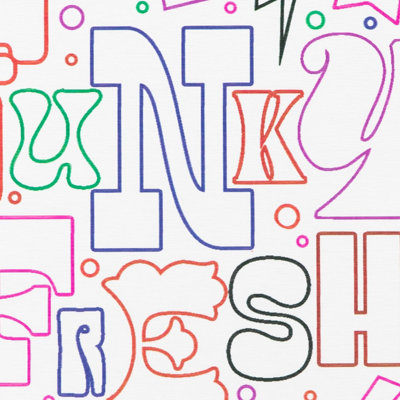 Funky Fresh White Stone Non Slip Bath Mat