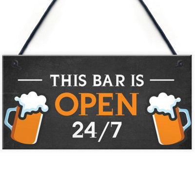 Funny Bar Sign Humour Joke HOME BAR Man Cave Pub Garage Sign Gift