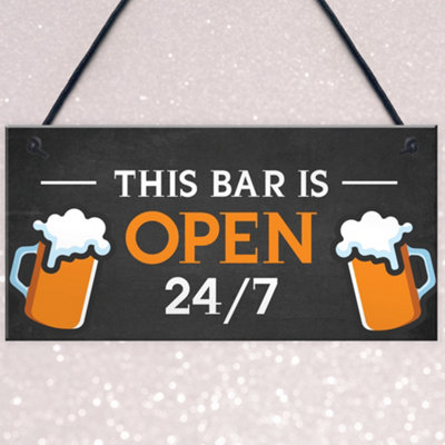 Funny Bar Sign Humour Joke HOME BAR Man Cave Pub Garage Sign Gift